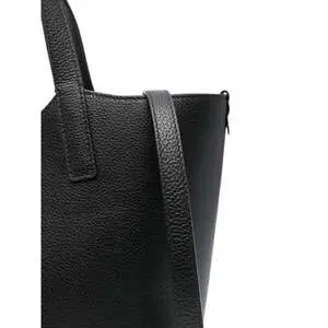 Strathberry Grained Leather Tote Bag - Black