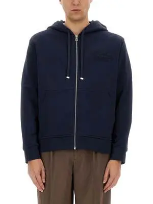 Etro Zip-up Hoodie - Blue