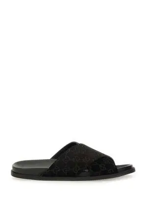 Gucci Gg Pattern Slide Sandals - Multicolor
