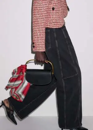 ME+EM Statement Weave Cropped Jacket