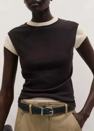 ME+EM Variegated Rib Tee