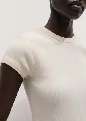 ME+EM Variegated Rib Tee