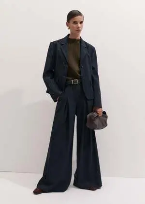ME+EM Pinstripe Intelligently Oversized Blazer