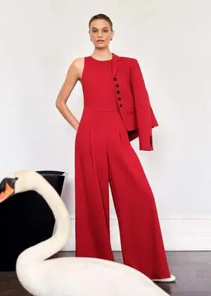 ME+EM Tailored Wide Leg Jumpsuit