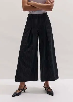 ME+EM Ultimate Wide Pinstripe Culotte