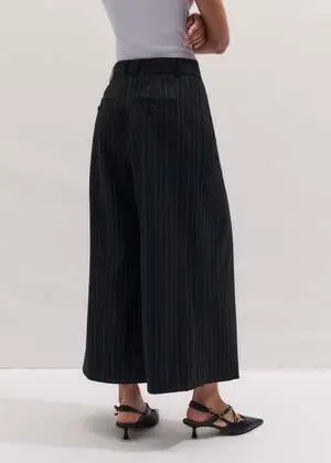ME+EM Ultimate Wide Pinstripe Culotte