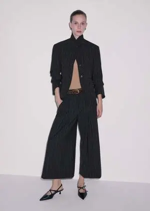 ME+EM Ultimate Wide Pinstripe Culotte