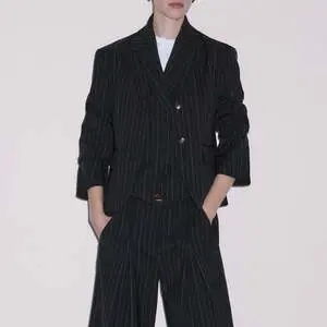 ME+EM Ultimate Wide Pinstripe Culotte