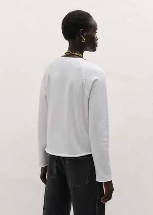 ME+EM Raw Edge Raglan Sweatshirt