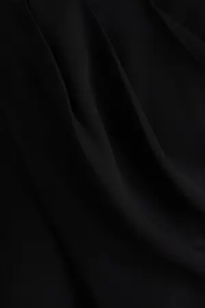 ANINE BING Halle Strapless Draped Stretchcrepe Top