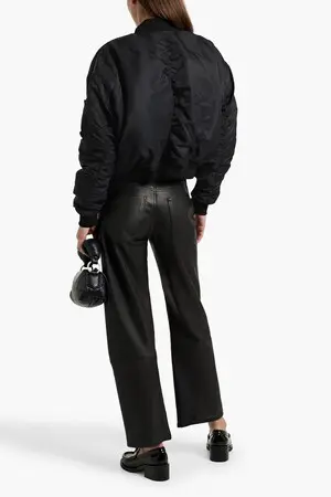 FRAME Satin Bomber Jacket