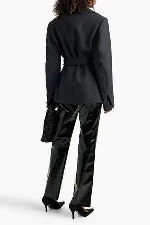 Dries Van Noten Doublebreasted Twill Jacket