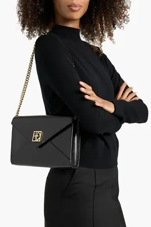 ANINE BING Elly Quilted Leather Shoulder Bag