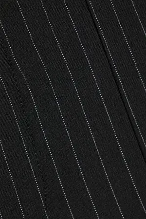 FRAME The Sleek Pinstriped Twill Straightleg Pants