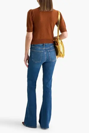 FRAME The Icon Long Midrise Flared Jeans