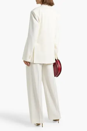 Victoria Beckham Woolblend Twill Blazer