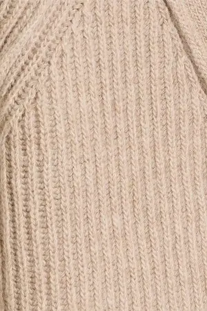 Victoria Beckham Ribbed Wool And Cashmereblend Cardigan