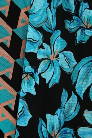 Diane Von Furstenberg Lily Reversible Printed Mesh Midi Wrap Dress