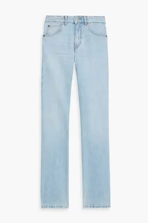 Victoria Beckham Julia Highrise Straightleg Jeans - Light Denim