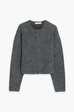 FRAME Crochettrimmed Woolblend Cardigan