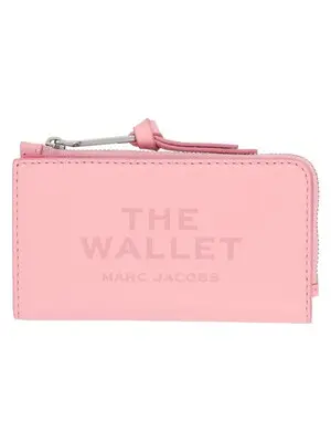 Marc Jacobs Portafoglio "the Leather Slim Wallet - Pink