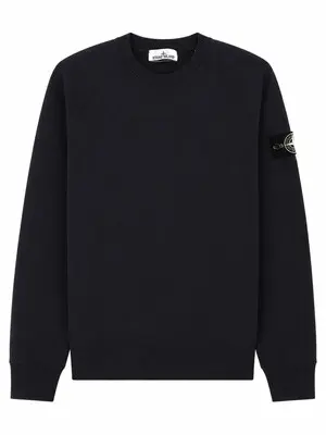 Stone Island Logo Patch Sweatshirt - Blue