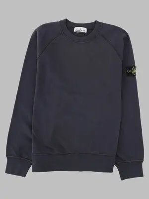 Stone Island Logo Patch Sweatshirt - Blue