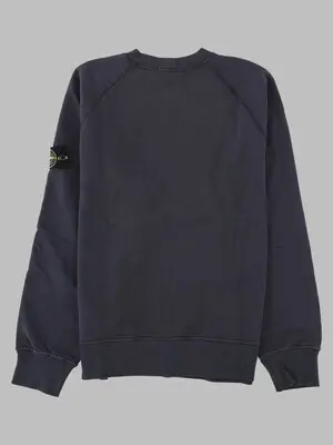 Stone Island Logo Patch Sweatshirt - Blue