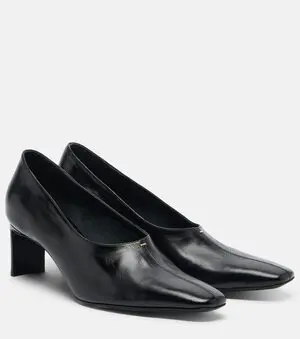 Khaite Cecilia Leather Pumps - Black