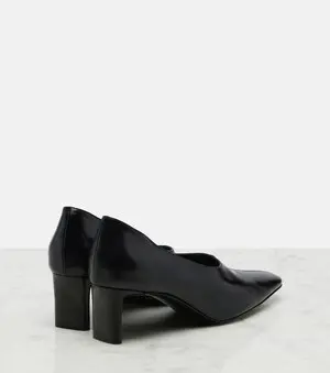 Khaite Cecilia Leather Pumps