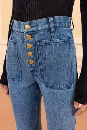 Ulla Johnson The Lou Jean With Eyelet Flare