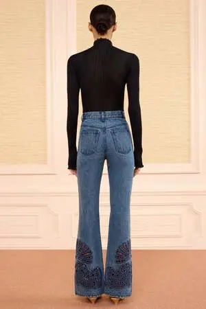 Ulla Johnson The Lou Jean With Eyelet Flare