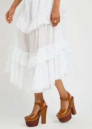 Chloé Meret Platform Clogs