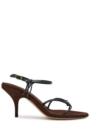 Chloé Matilda 90 Leather And Suede Sandals
