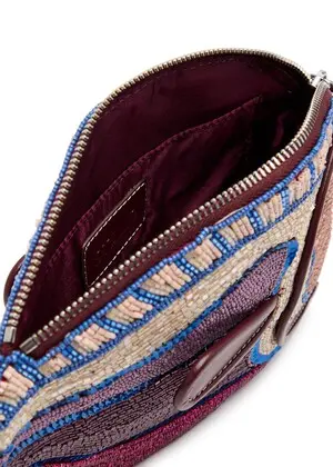Staud Pesce Beaded And Sequined Clutch