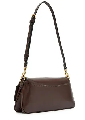 COACH Jet Leather Shoulder Bag - Brown