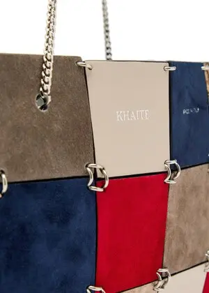 Khaite Emma Mini Panelled Leather Tote