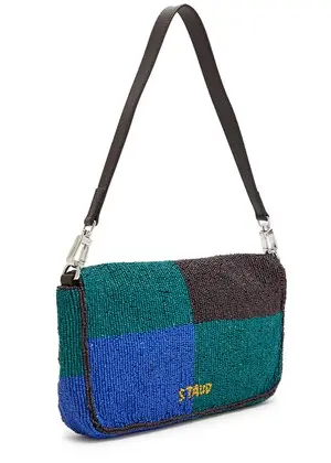 Staud Timmy Beaded Shoulder Bag