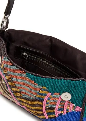 Staud Timmy Beaded Shoulder Bag