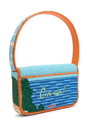Staud Tommy Beaded Shoulder Bag - Multicoloured 1
