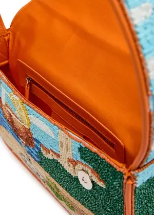 Staud Tommy Beaded Shoulder Bag - Multicoloured 1