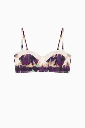 Ulla Johnson Zahara Bra Cup Bikini Top - Quarry