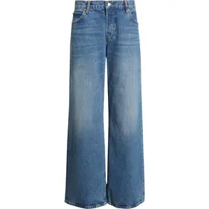 FRAME The Pixie Gray Wide Leg Jeans