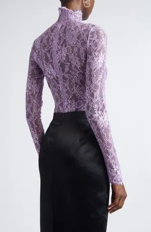 Valentino Garavani Sheer Lace Bodysuit