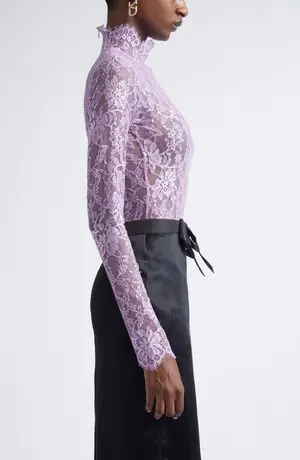 Valentino Garavani Sheer Lace Bodysuit