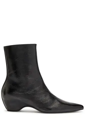 Khaite Glossed Booties