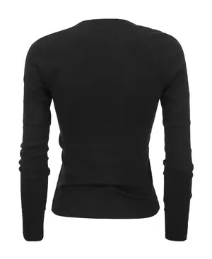 Brunello Cucinelli V-neck Long Sleeve Top