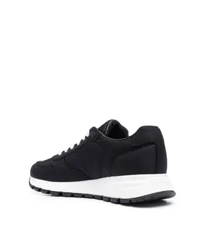 Prada Logo-plaque Lace-up Sneakers