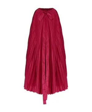 Valentino Garavani Tie Detailed Pleated Cape