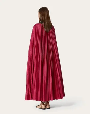 Valentino Garavani Tie Detailed Pleated Cape